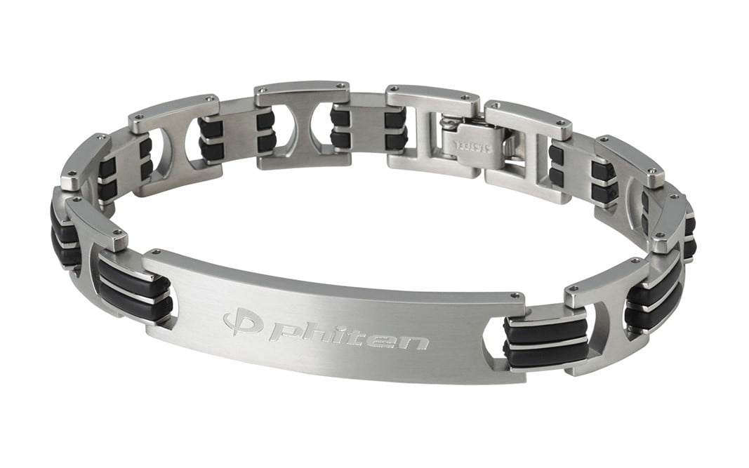Vòng Tay Phiten Titanium Hard Coat Metax (Wide) - Phụ Kiện & Sức Khoẻ